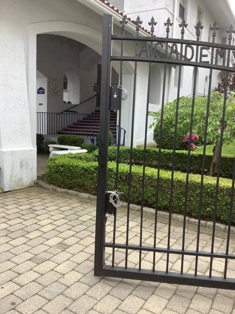 Custom Iron Gate Security for a School | Paragon Security & Locksmith