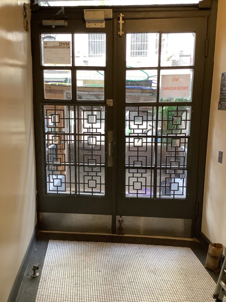 Custom Iron Window Gates on a Door | Locksmith in New York